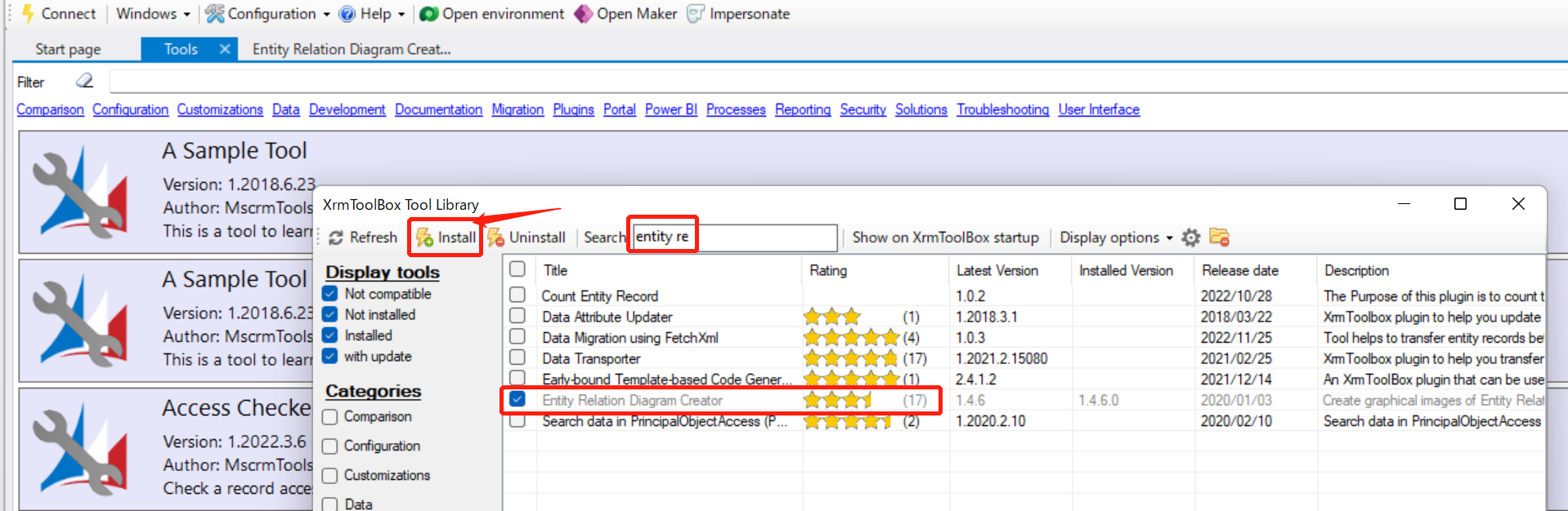 XrmToolBoxのEntity Relation Diagram Creator使い方を説明 | shenghao365